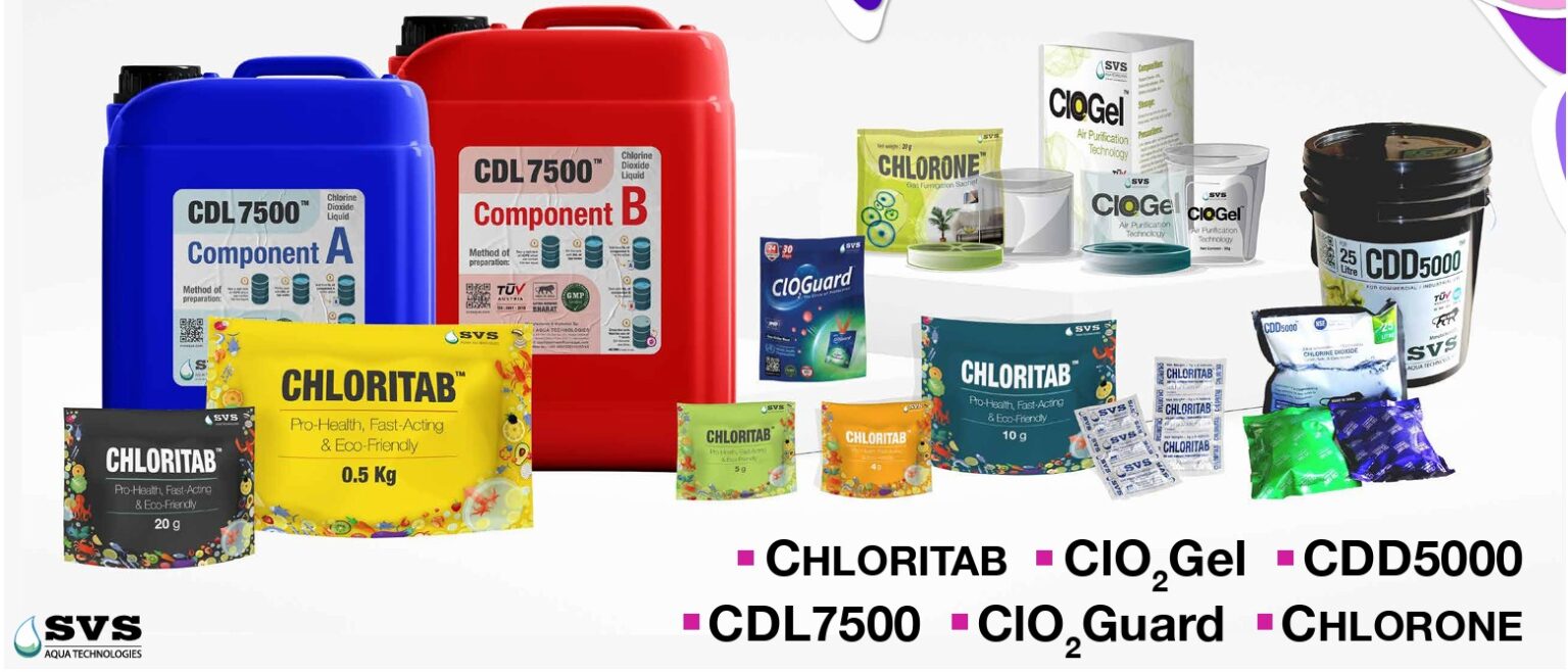 Water Treatment & Chlorine Dioxide Products | SVS Aqua
